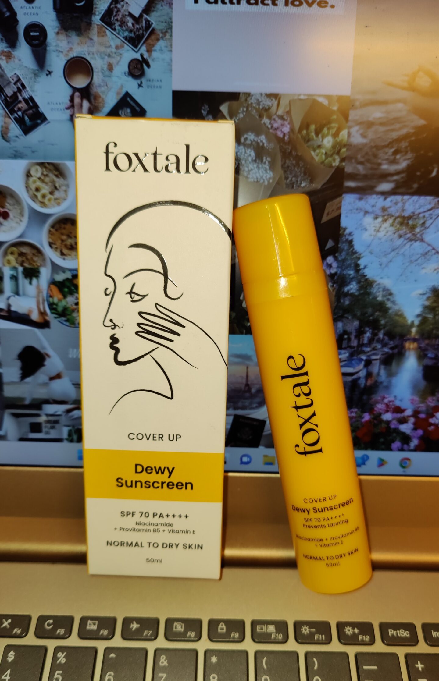 FOXTALE DEWY SUNSCREEN SPF 70 PA++++ REVIEW! - BEAUTYSPADE